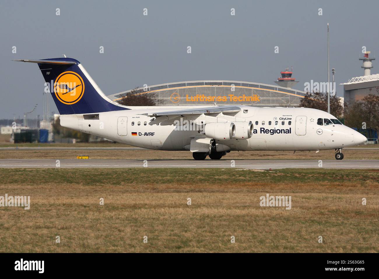 German Lufthansa Regional British Aerospace Avro RJ85 with registration ...