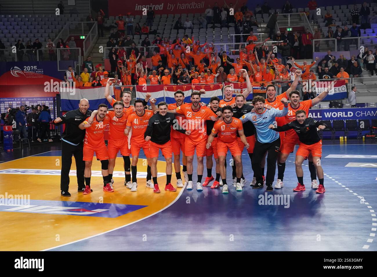 VARAZDIN, CROATIA - JANUARY 15: Team Netherlands, Bart Ravensbergen ...