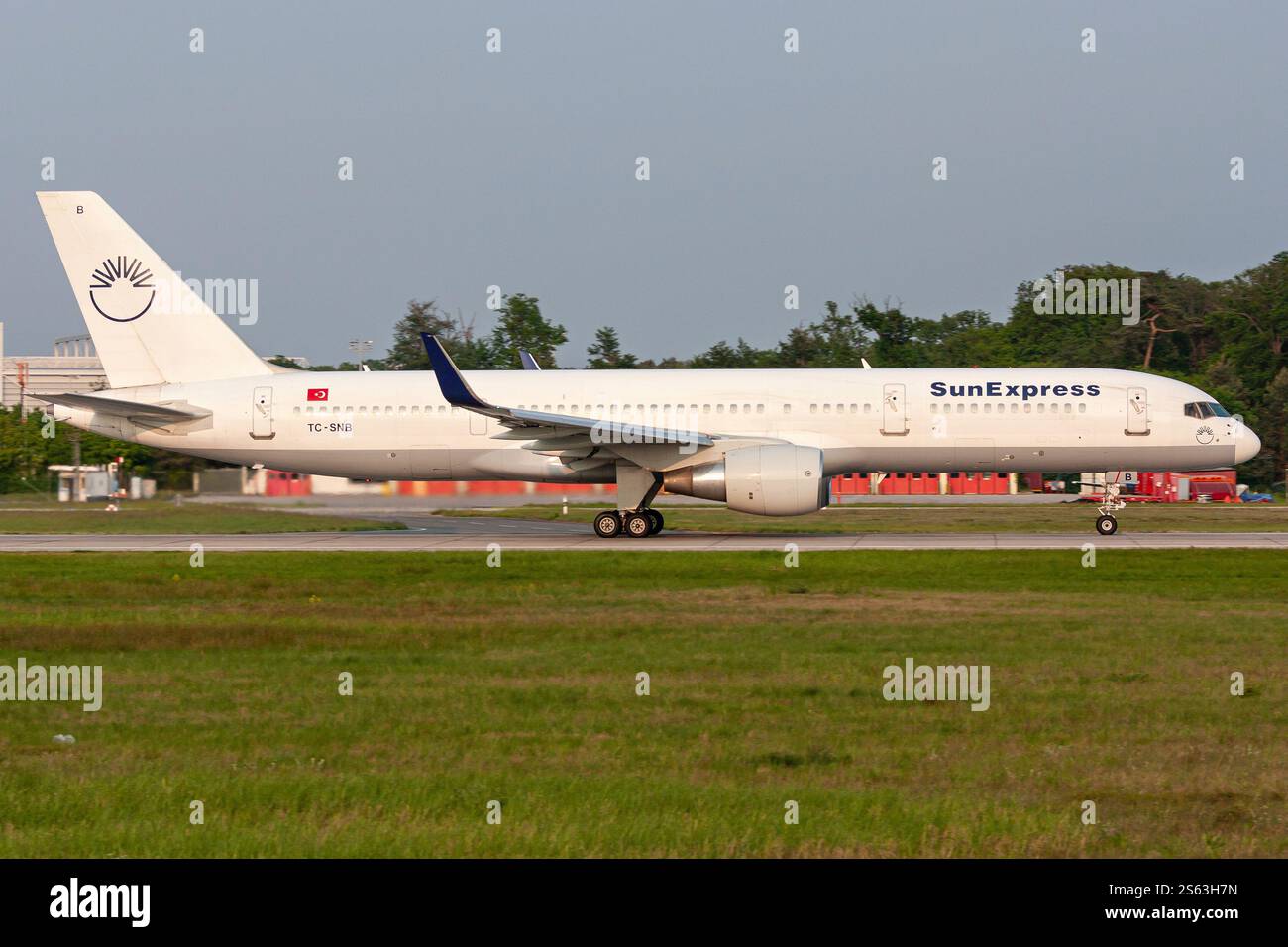 Turkish SunExpress Boeing 757-200 with registration TC-SNB on take off ...
