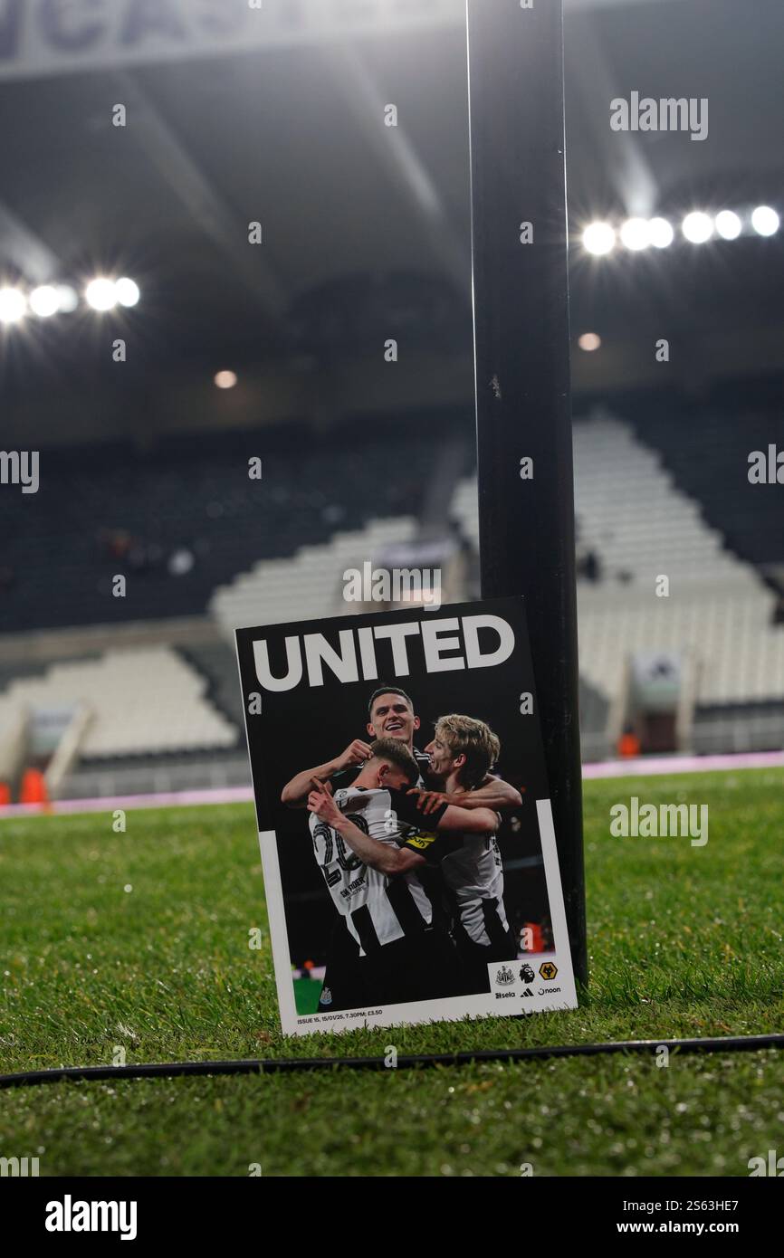 St James Park, Newcastle, UK. 15th Jan, 2025. Premier League Football ...