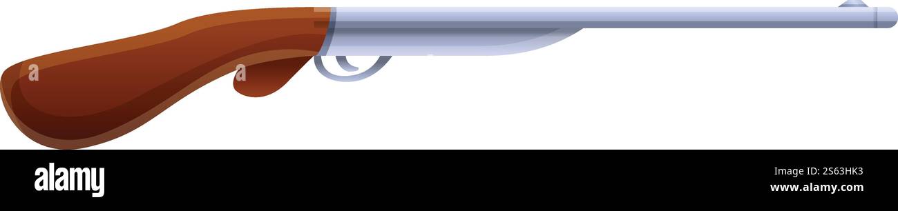 Riffle gun icon. Cartoon of riffle gun vector icon for web design ...