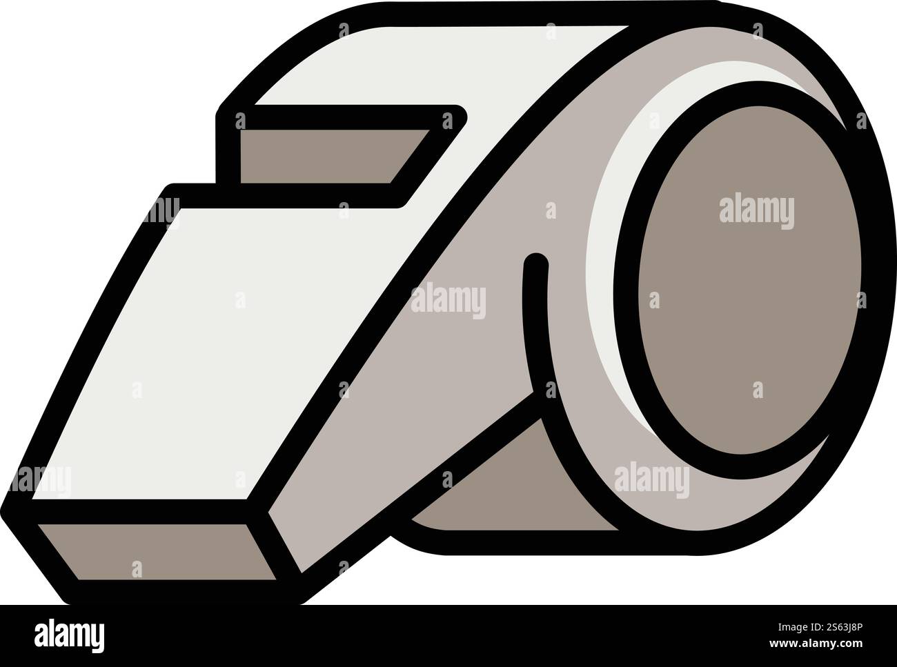Coach whistle icon. Outline coach whistle vector icon for web design ...
