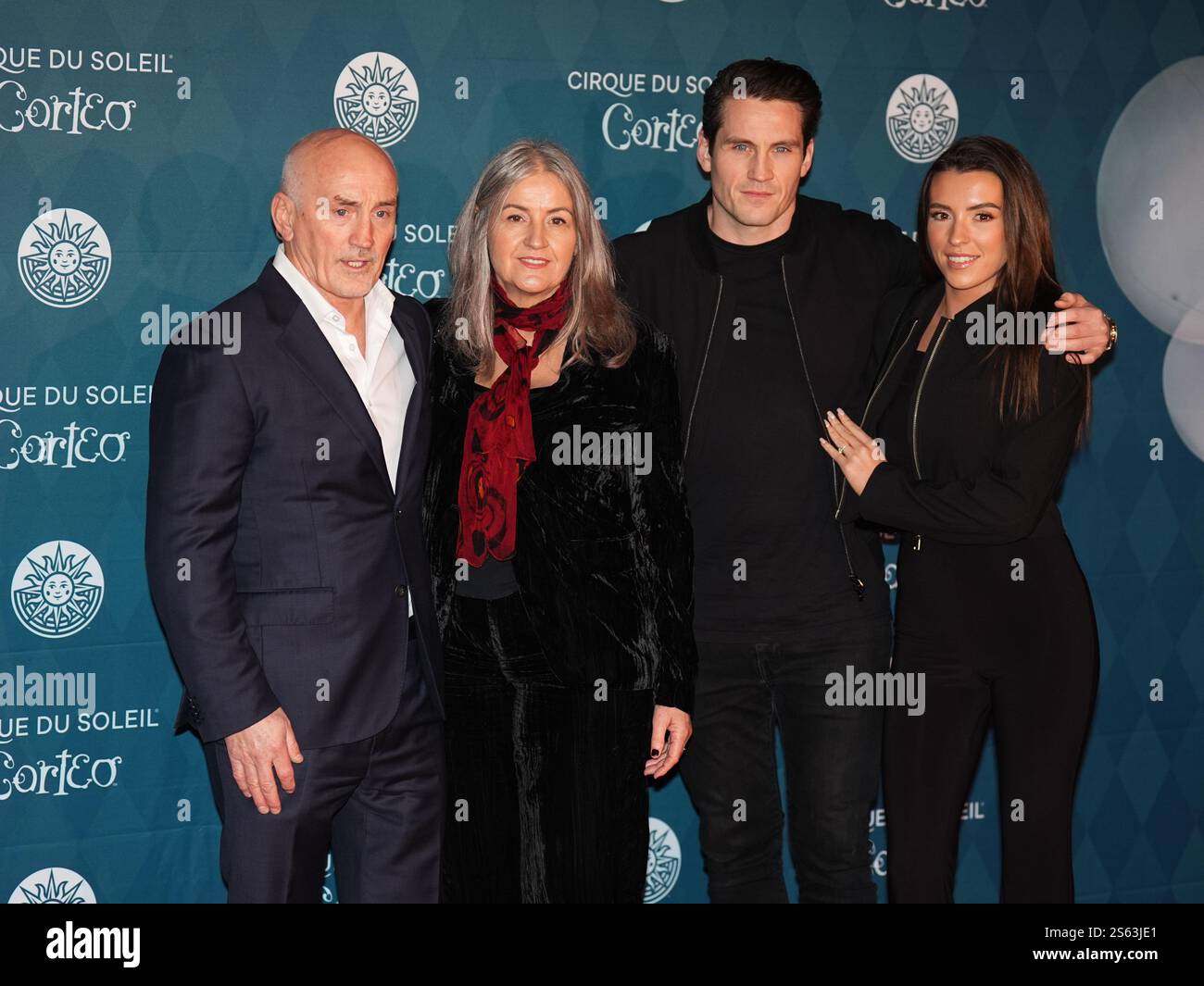(left to right) Barry McGuigan, Sandra McGuigan and guests attending ...