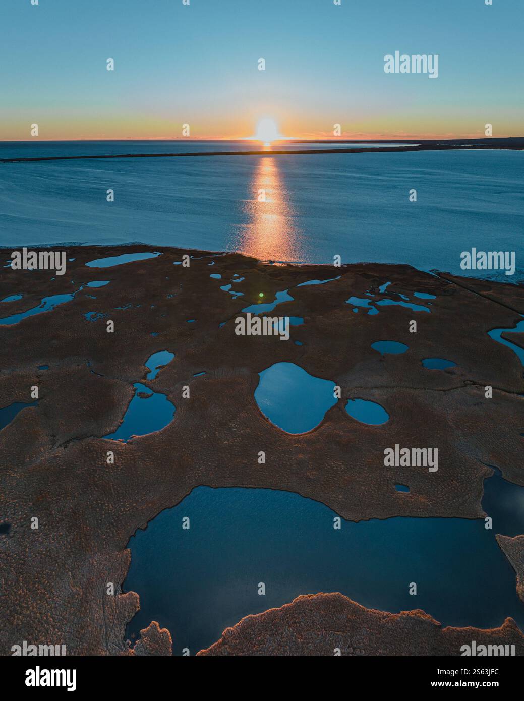 Aerial view reflective river hi-res stock photography and images - Alamy