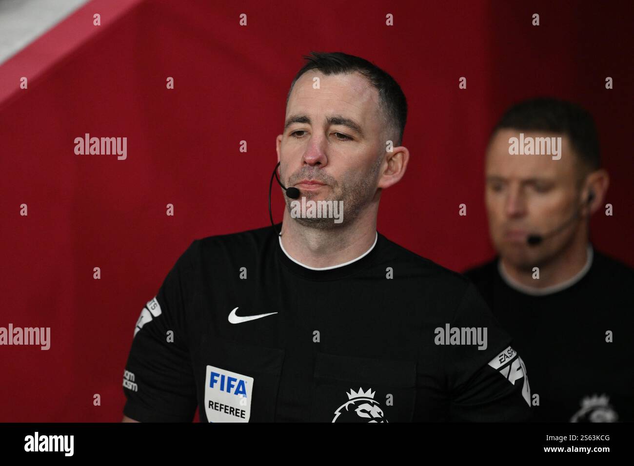 Referee, Chris Kavanagh during the Premier League match between ...