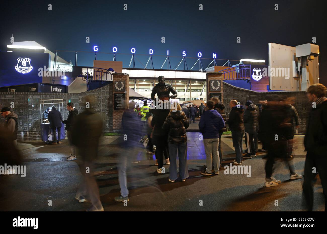 Goodison Park, Liverpool, UK. 15th Jan, 2025. Premier League Football ...
