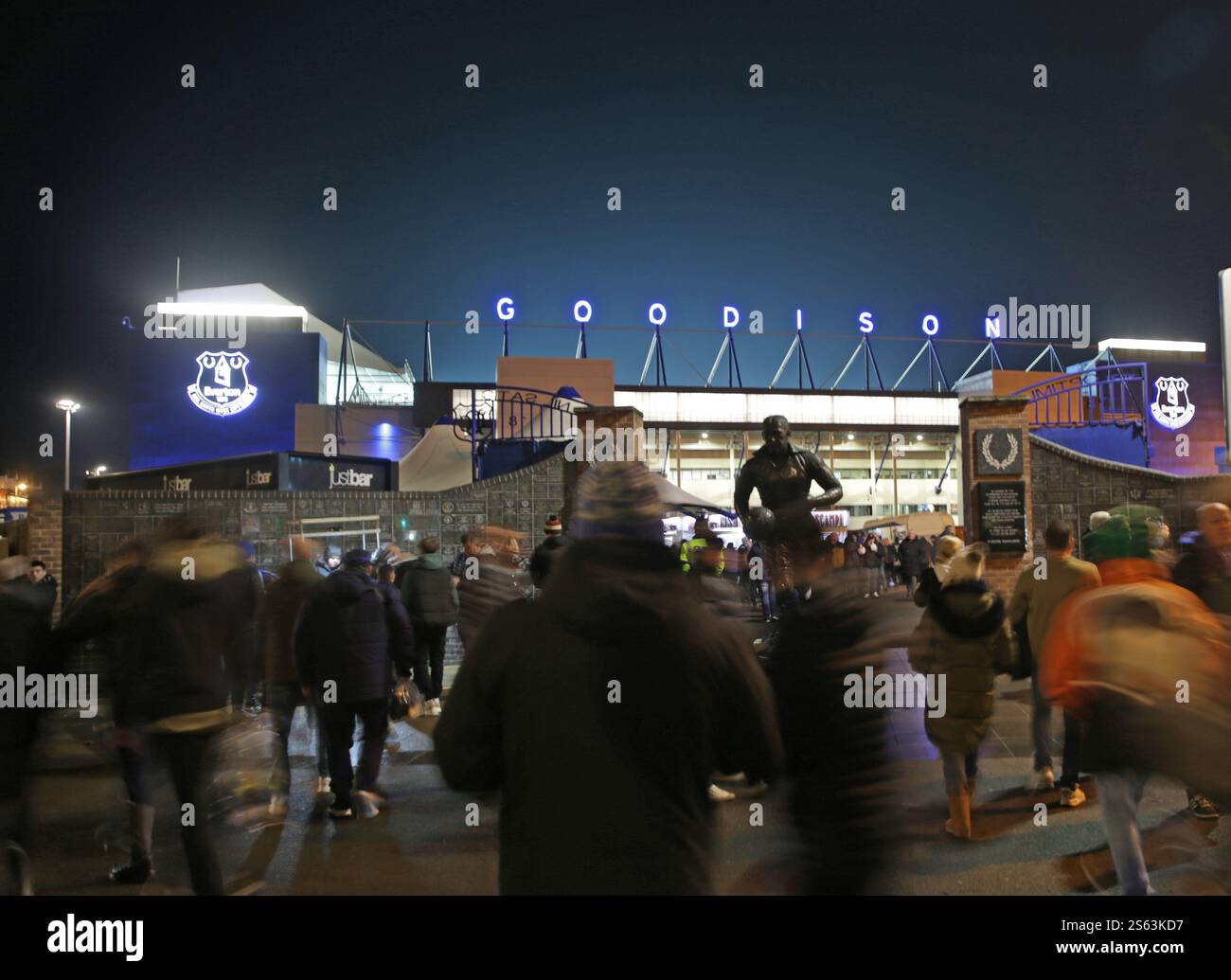 Goodison Park, Liverpool, UK. 15th Jan, 2025. Premier League Football ...
