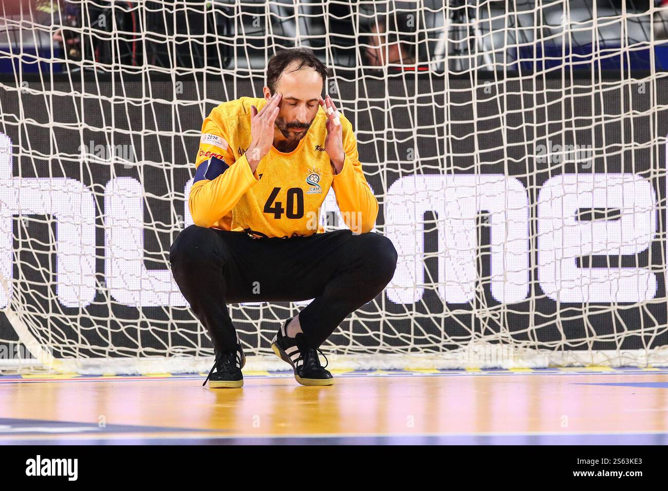 Zagreb, Croatia. 15th Jan, 2025. ZAGREB, CROATIA - JANUARY 15: Argentina Goalkeeper Leonel ...