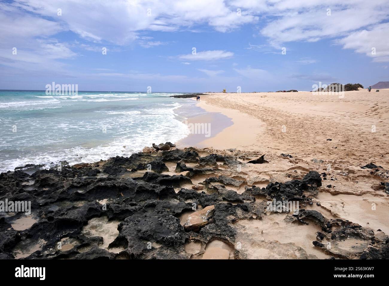Beach at Corralejo Fuerteventura Stock Photo - Alamy