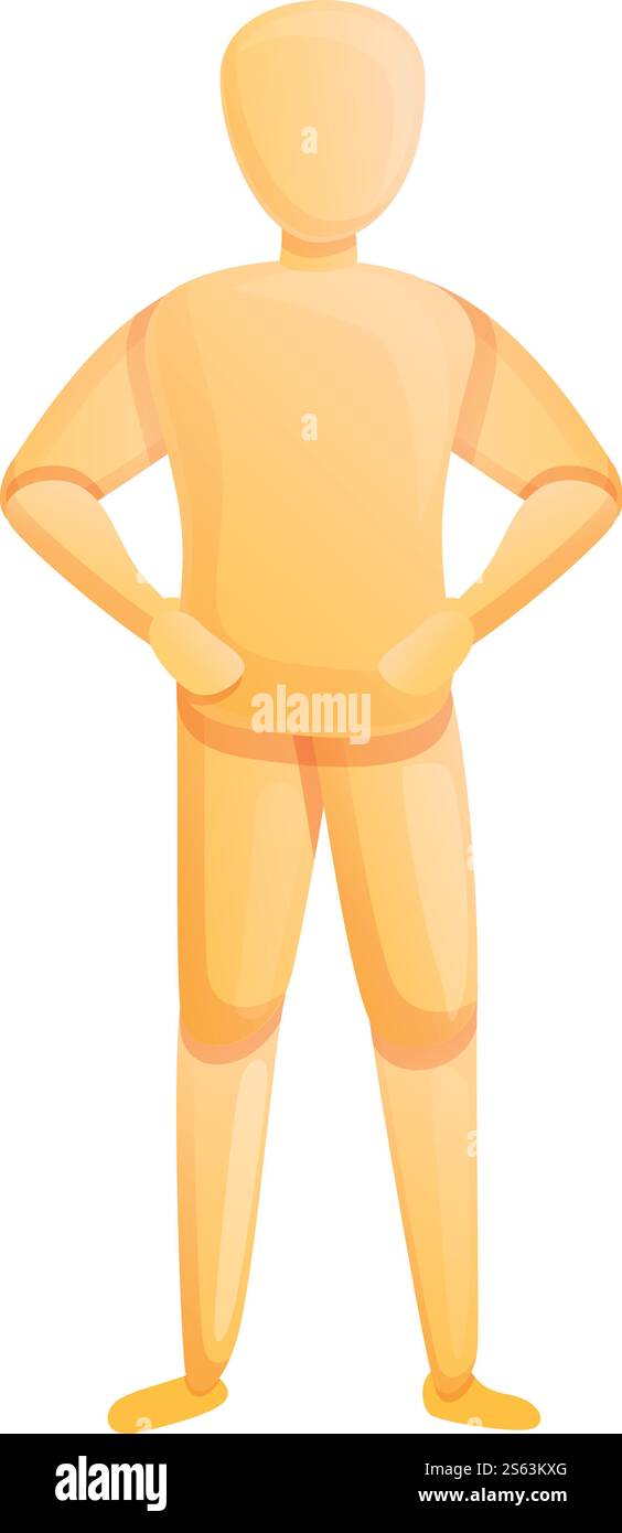 Artist mannequin icon. Cartoon of artist mannequin vector icon for web ...