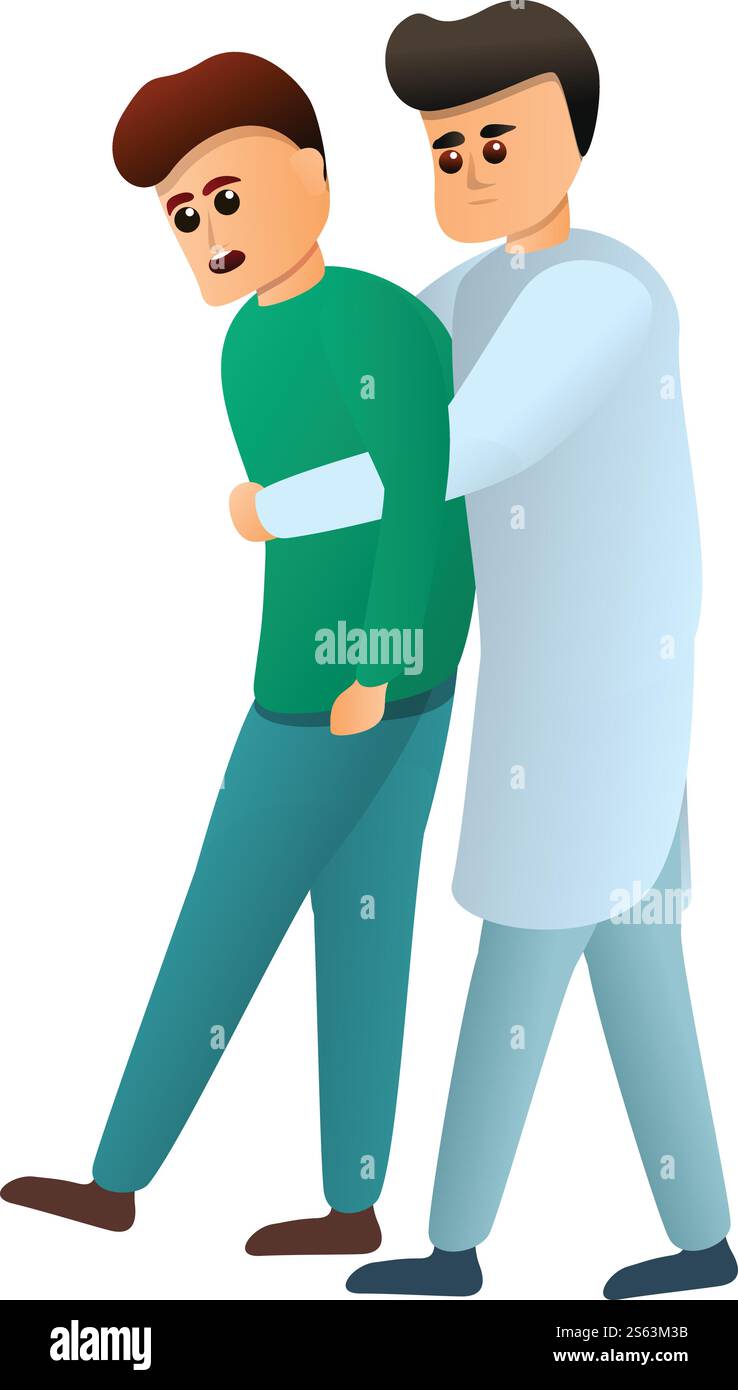 Suppression assistance icon. Cartoon of suppression assistance vector ...