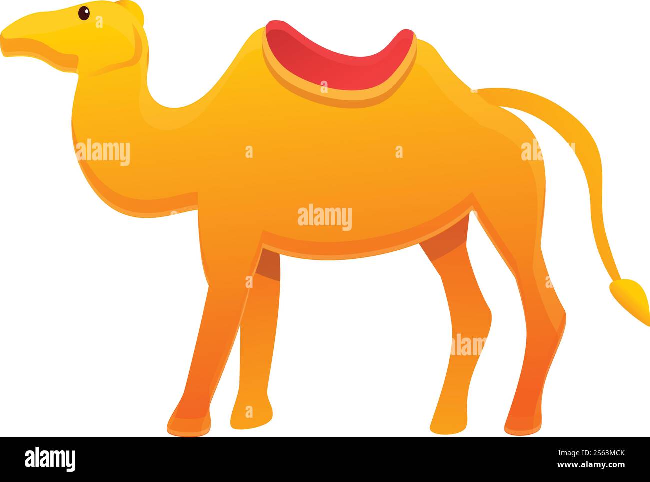 Egypt camel icon. Cartoon of Egypt camel vector icon for web design ...