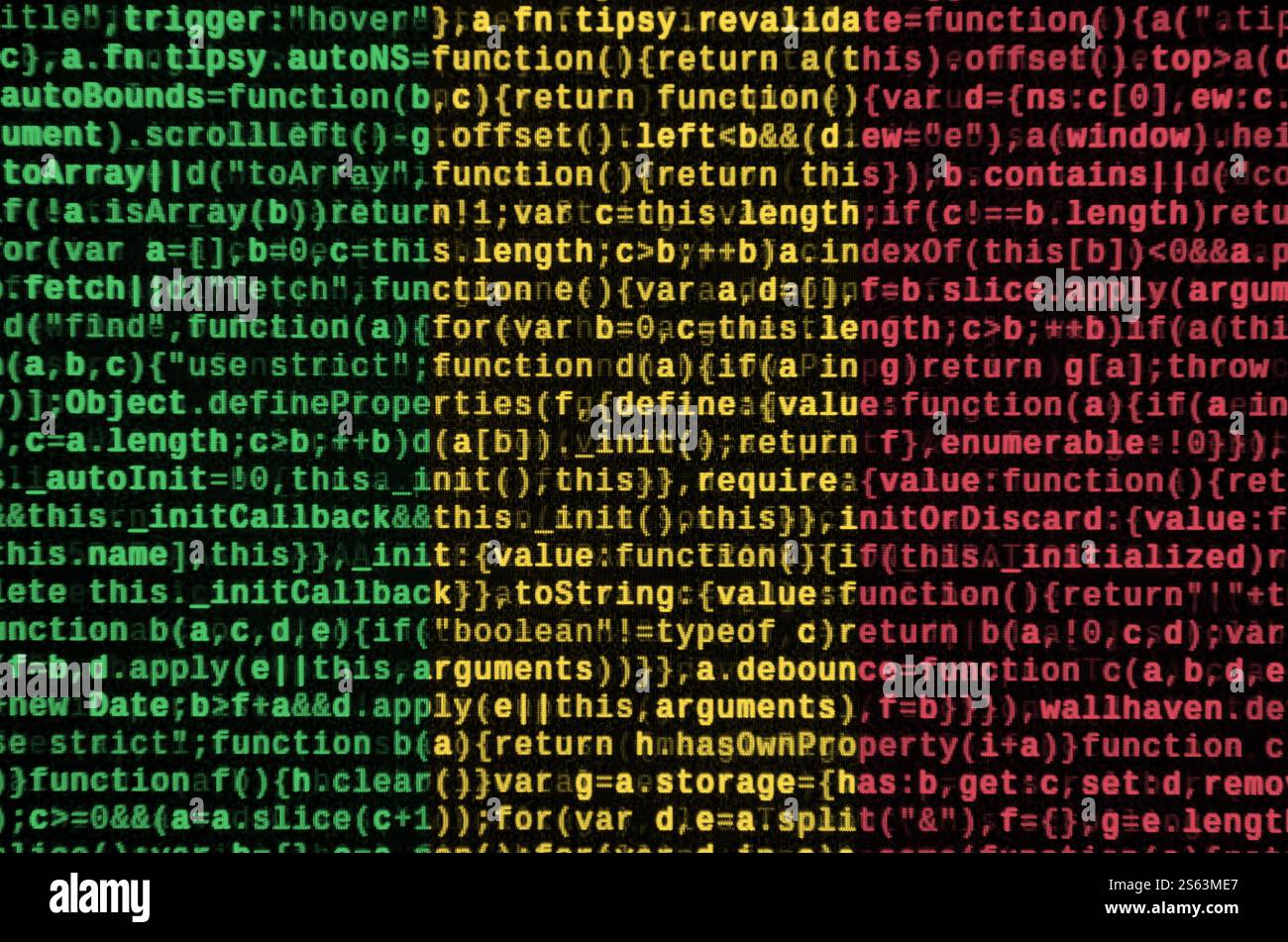 Mali flag is depicted on the screen with the program code. The concept ...