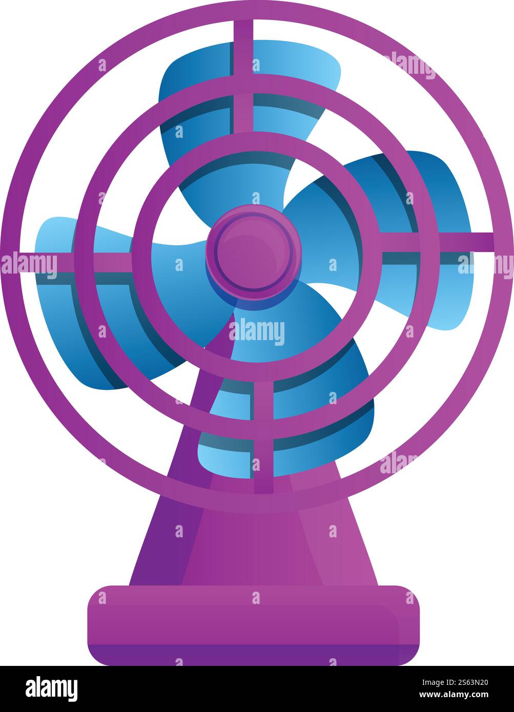 Airflow ventilator icon. Cartoon of airflow ventilator vector icon for ...