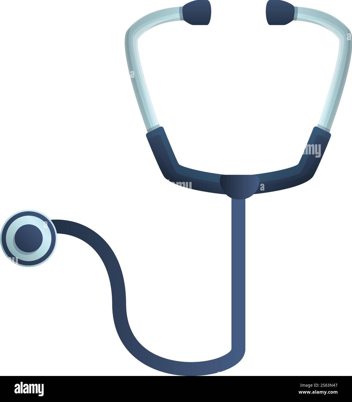 Stethoscope icon. Cartoon of stethoscope vector icon for web design ...