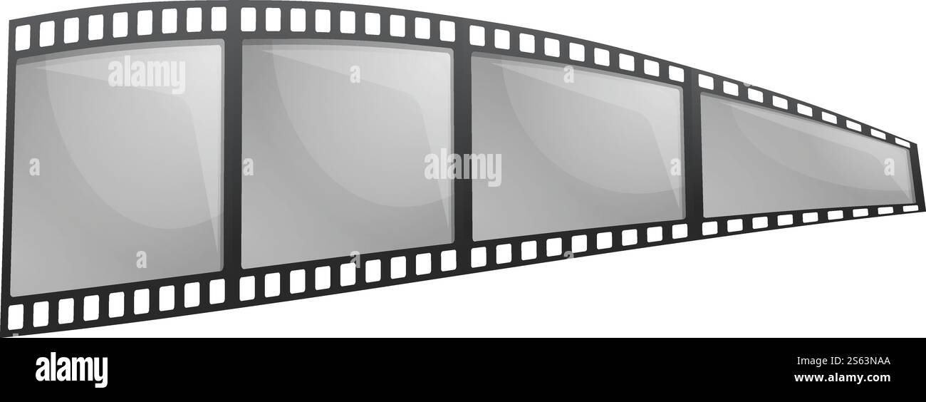 Negative filmstrip icon. Cartoon of negative filmstrip vector icon for ...