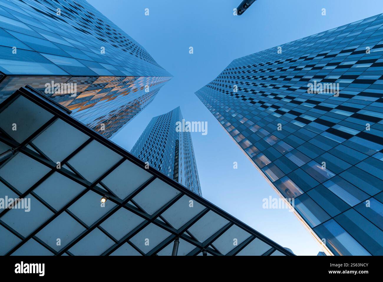 architecture, background, blue, building, buildings and sky, business ...