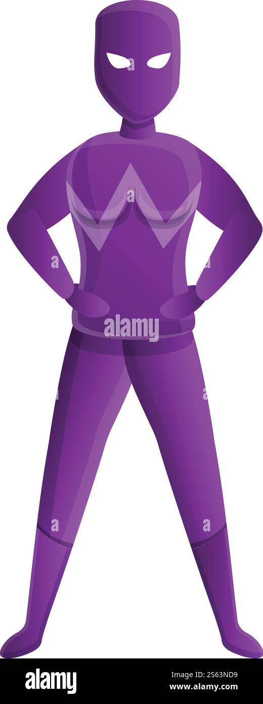 Superhero character icon. Cartoon of superhero character vector icon ...