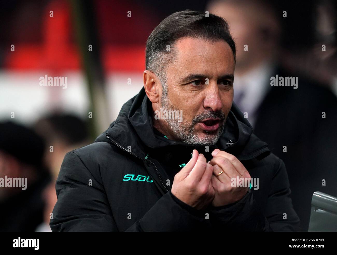 Wolverhampton Wanderers manager Vitor Pereira before the Premier League ...