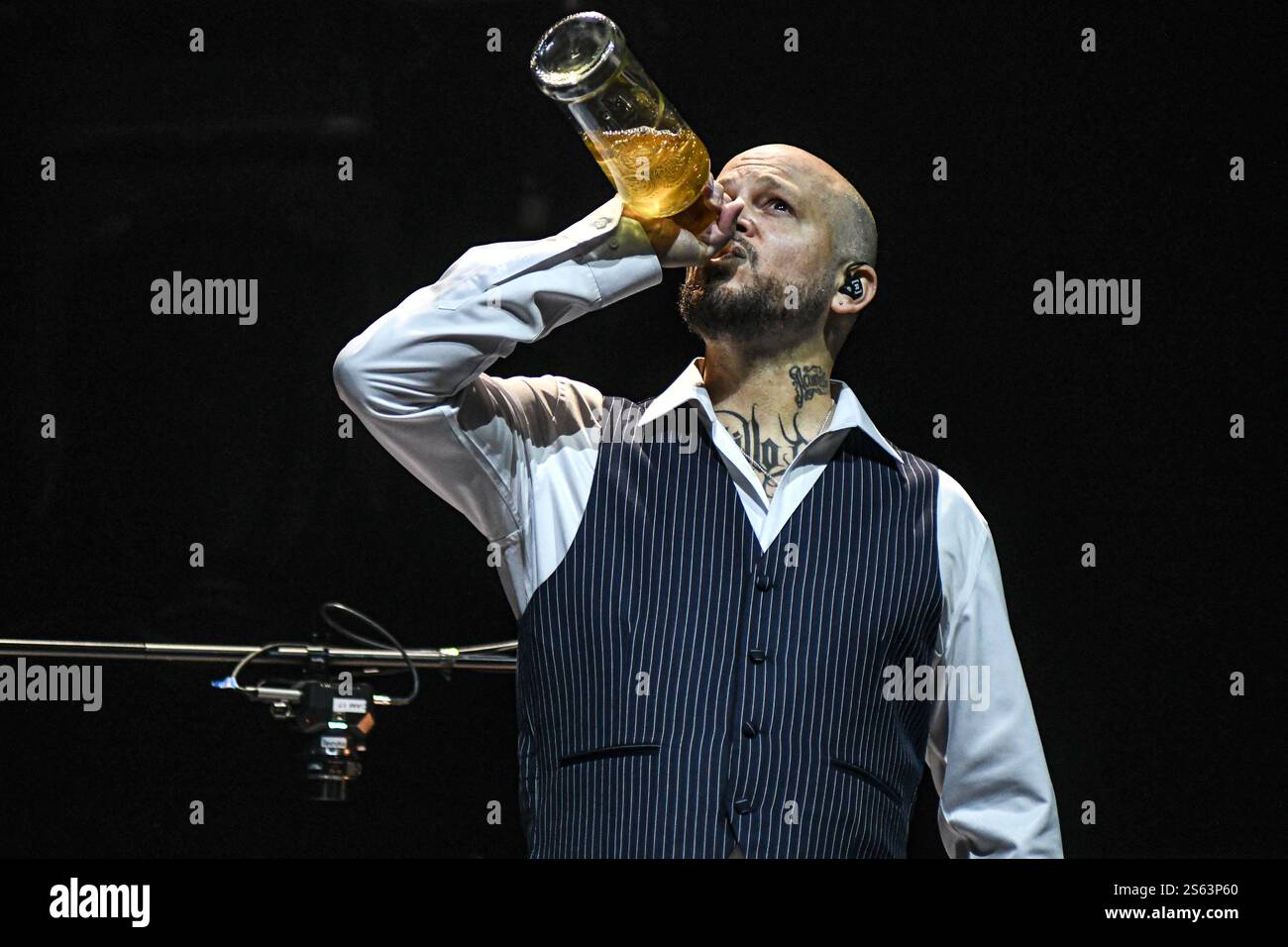 Puerto Rican singer and rapper Residente (René Pérez, former Calle 13 ...
