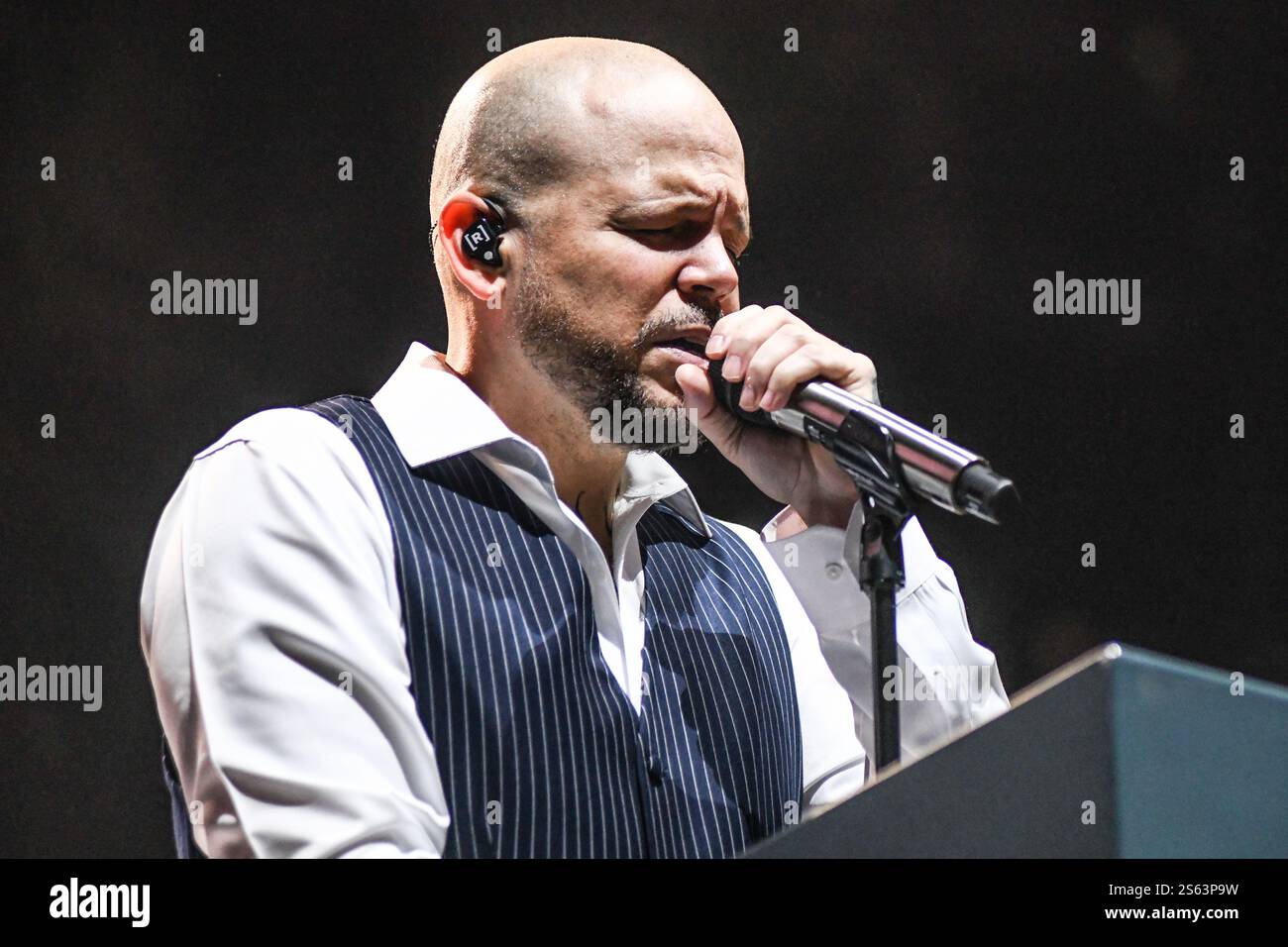 Puerto Rican singer and rapper Residente (René Pérez, former Calle 13 ...