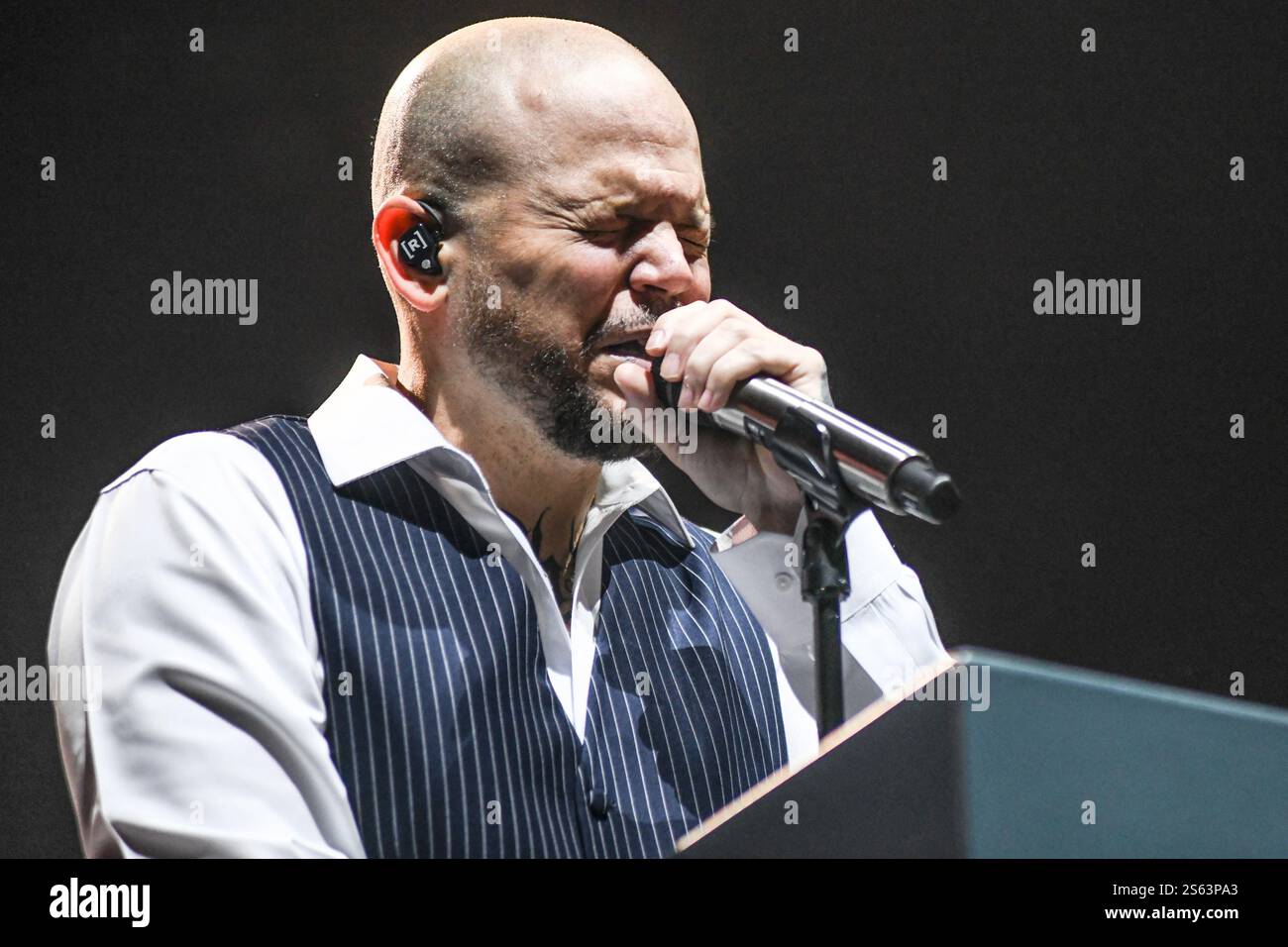 Puerto Rican singer and rapper Residente (René Pérez, former Calle 13 ...