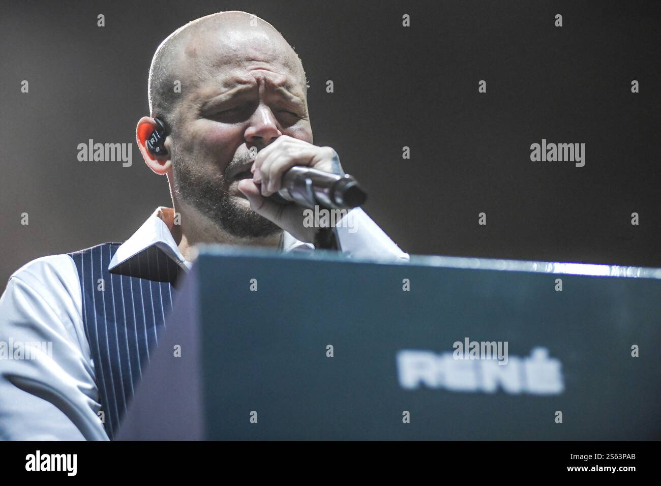 Puerto Rican singer and rapper Residente (René Pérez, former Calle 13 ...