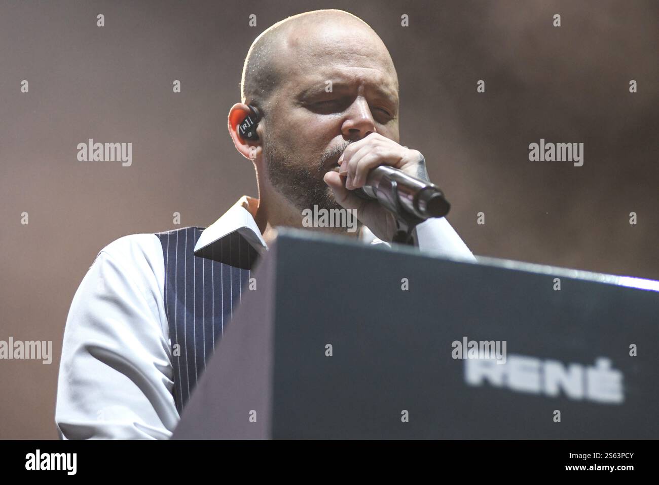 Puerto Rican singer and rapper Residente (René Pérez, former Calle 13 ...