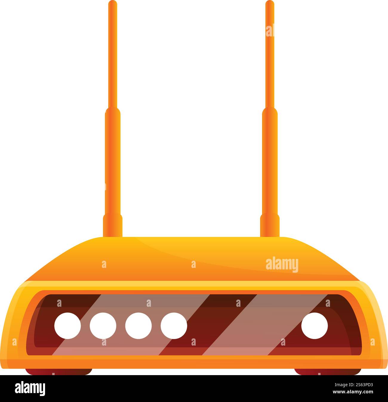 Wifi router icon. Cartoon of wifi router vector icon for web design ...