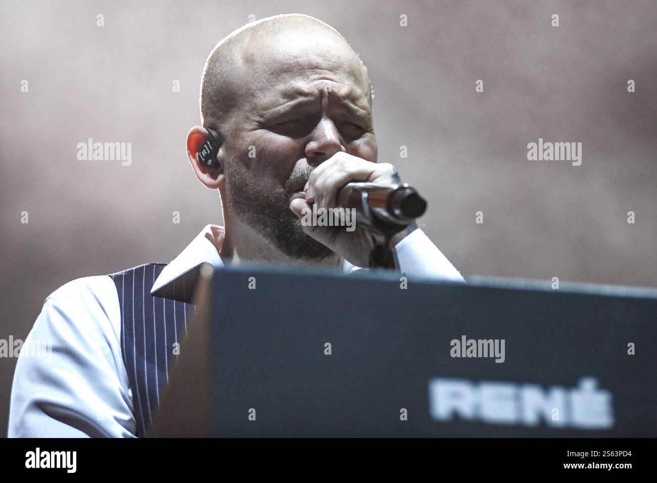 Puerto Rican singer and rapper Residente (René Pérez, former Calle 13 ...