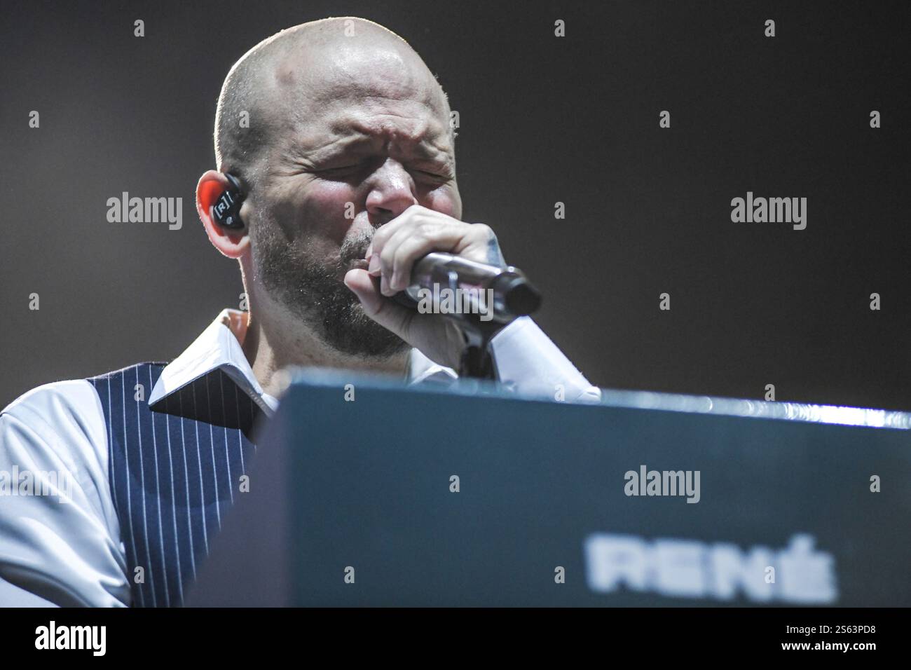 Puerto Rican singer and rapper Residente (René Pérez, former Calle 13 ...