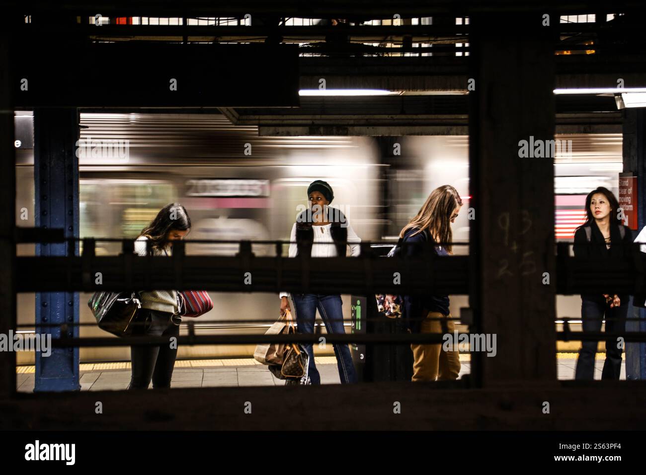 Movement of the subway hi-res stock photography and images - Alamy
