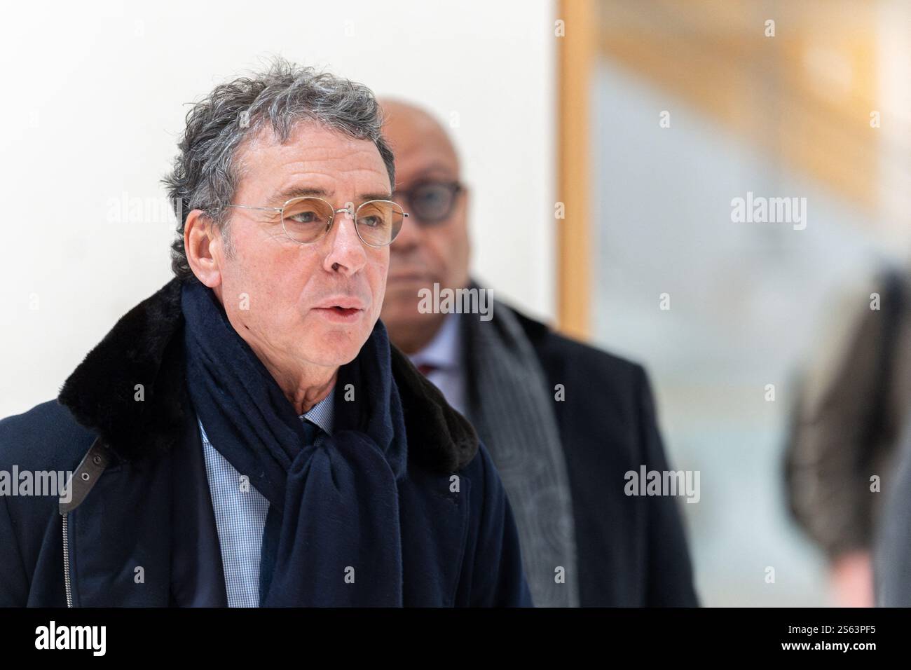 Paris, France. 15th Jan, 2025. Alexandre Djouhri during a break for his ...