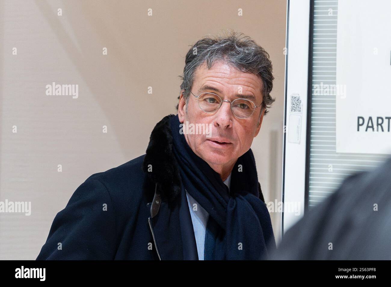 Paris, France. 15th Jan, 2025. Alexandre Djouhri during a break for his ...
