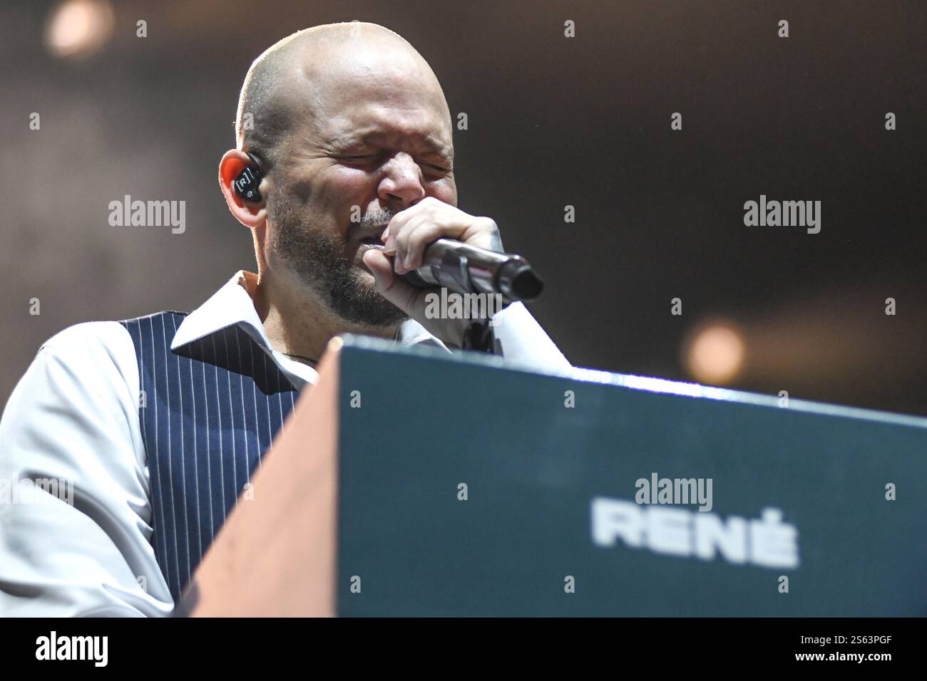 Puerto Rican singer and rapper Residente (René Pérez, former Calle 13 ...