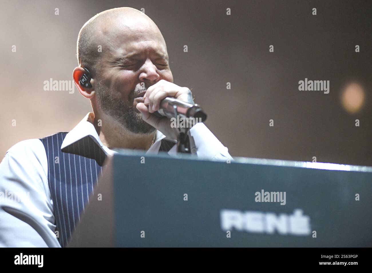 Puerto Rican singer and rapper Residente (René Pérez, former Calle 13 ...