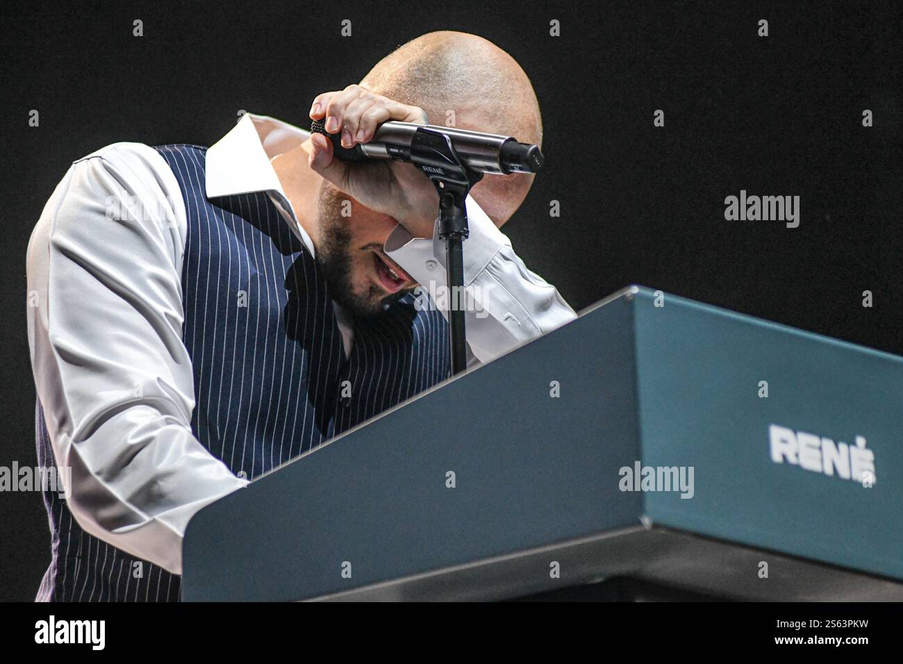 Puerto Rican singer and rapper Residente (René Pérez, former Calle 13 ...