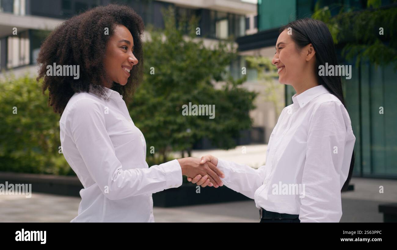 African American Asian Korean women girls colleagues coworkers ...