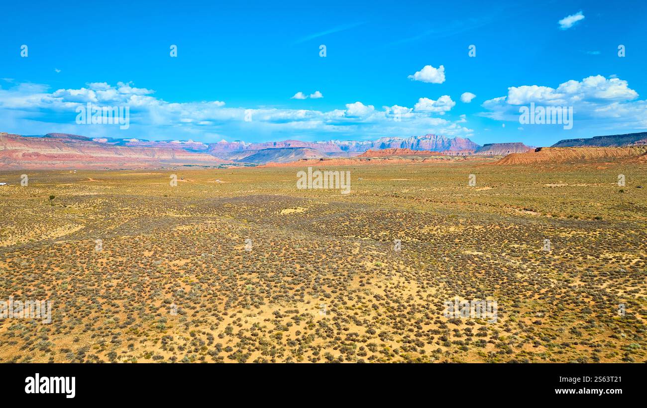 Aerial of Gooseberry Mesa Desert Landscape in Utah Stock Photo - Alamy