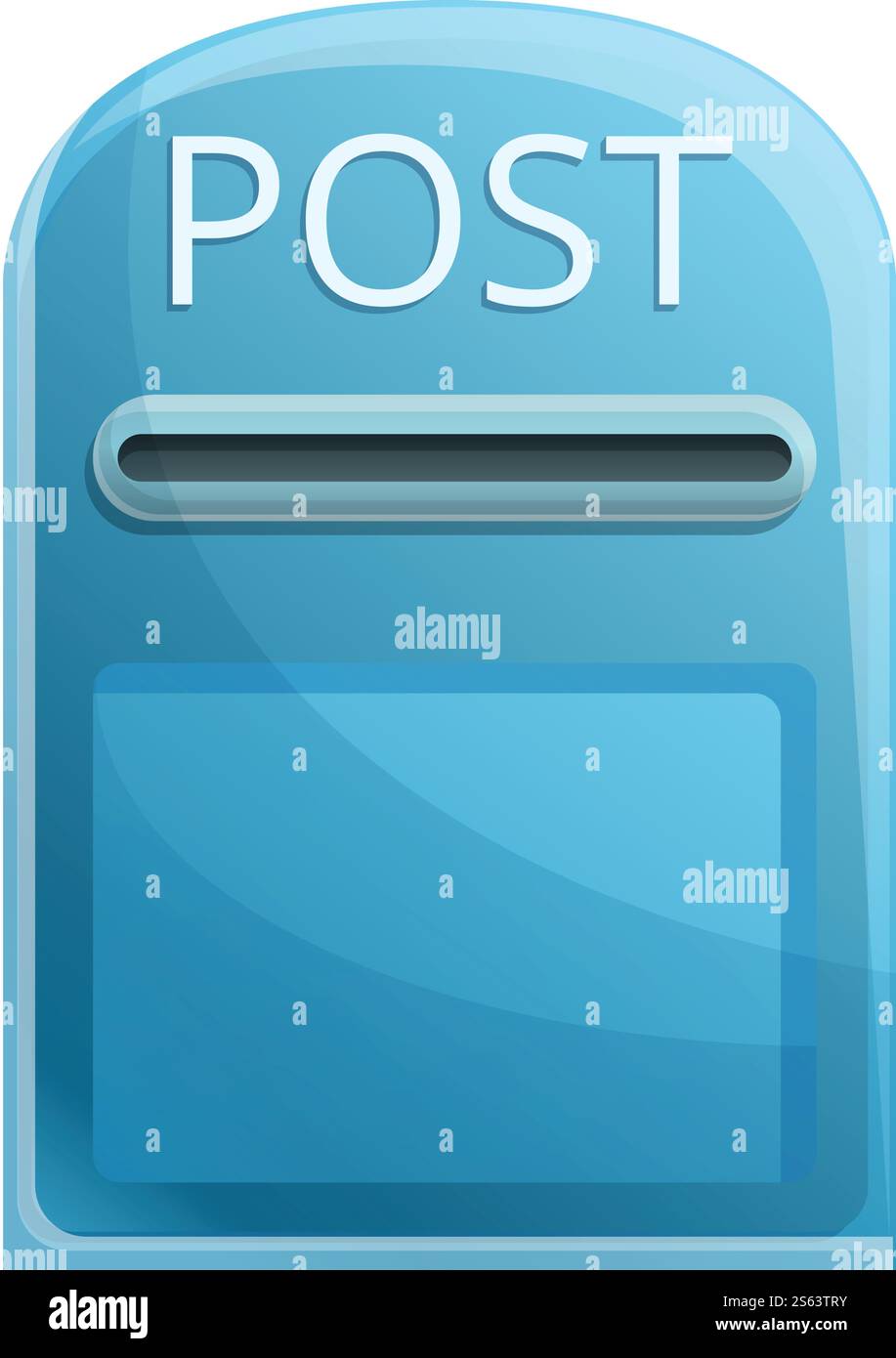 Street mailbox icon. Cartoon of street mailbox vector icon for web ...