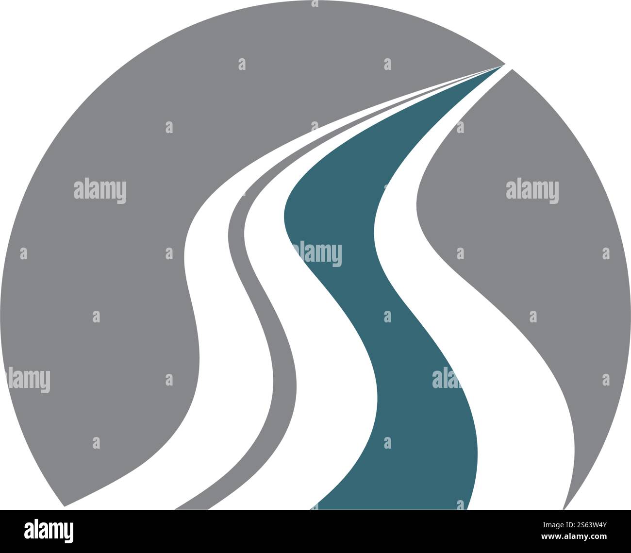 way logo vector icon template design Stock Vector Image & Art - Alamy