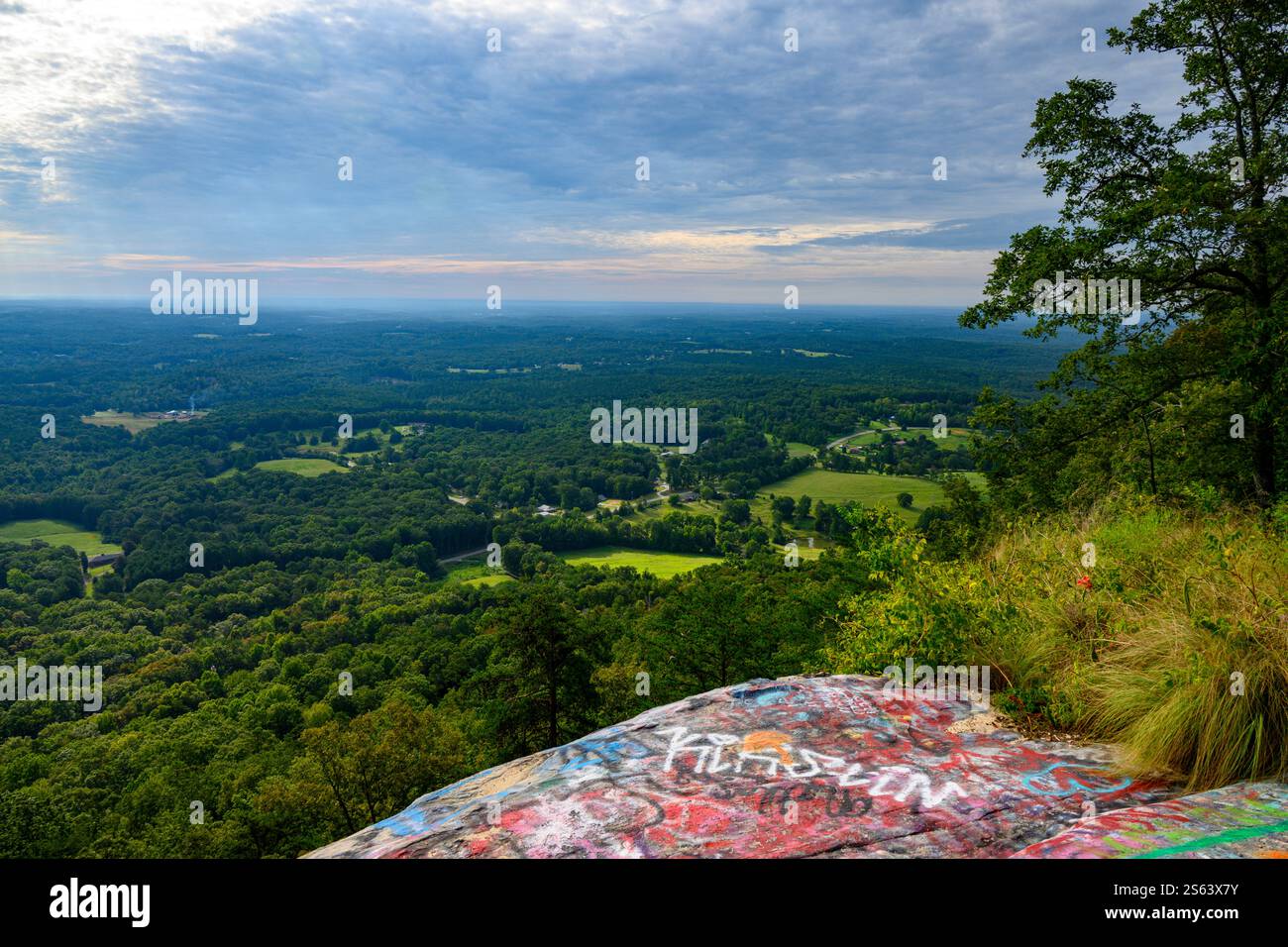 from the top of currahee Stock Photo - Alamy