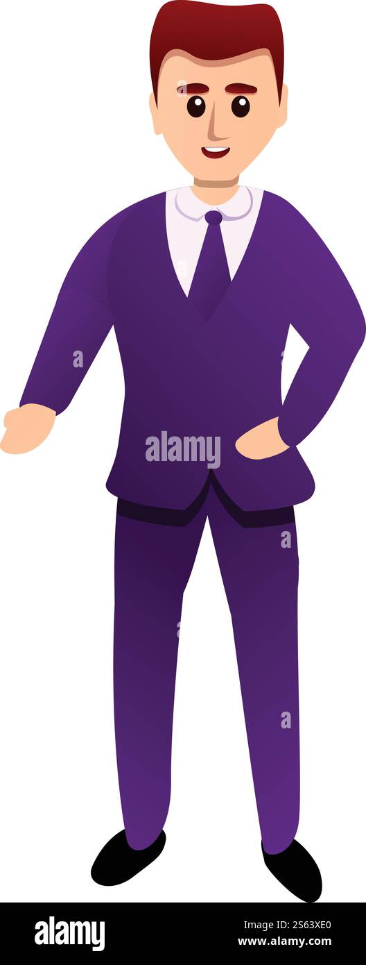 Office man dancing icon. Cartoon of office man dancing vector icon for ...