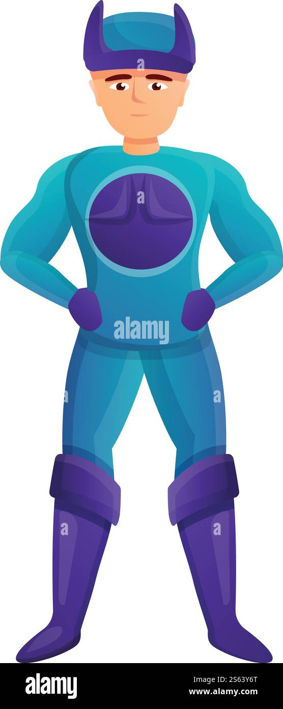 Comic superhero icon. Cartoon of comic superhero vector icon for web ...