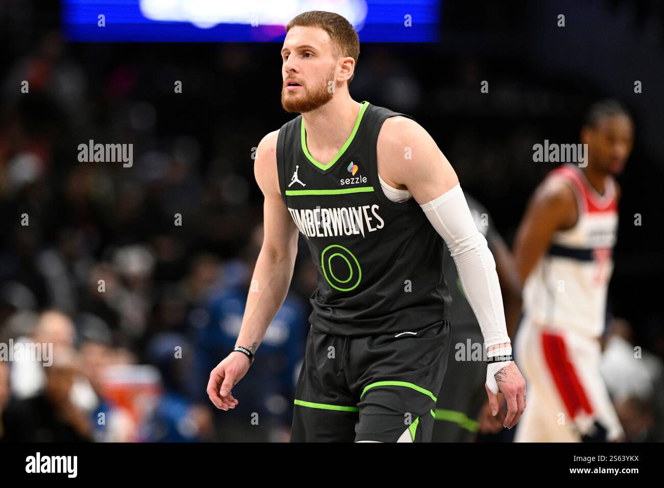 Minnesota Timberwolves guard Donte DiVincenzo (0) in action during the ...