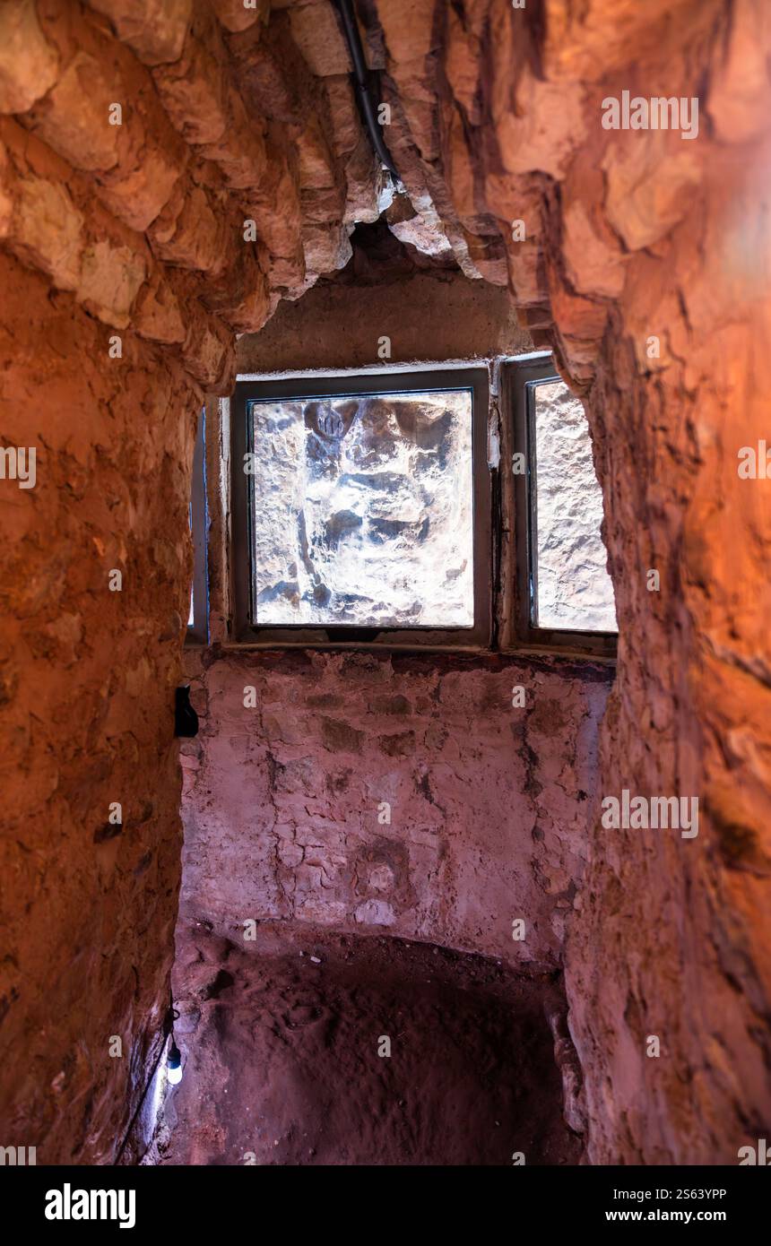 Mayan sculpture in a tunnel under the Acropolis at Maya Archaeological ...