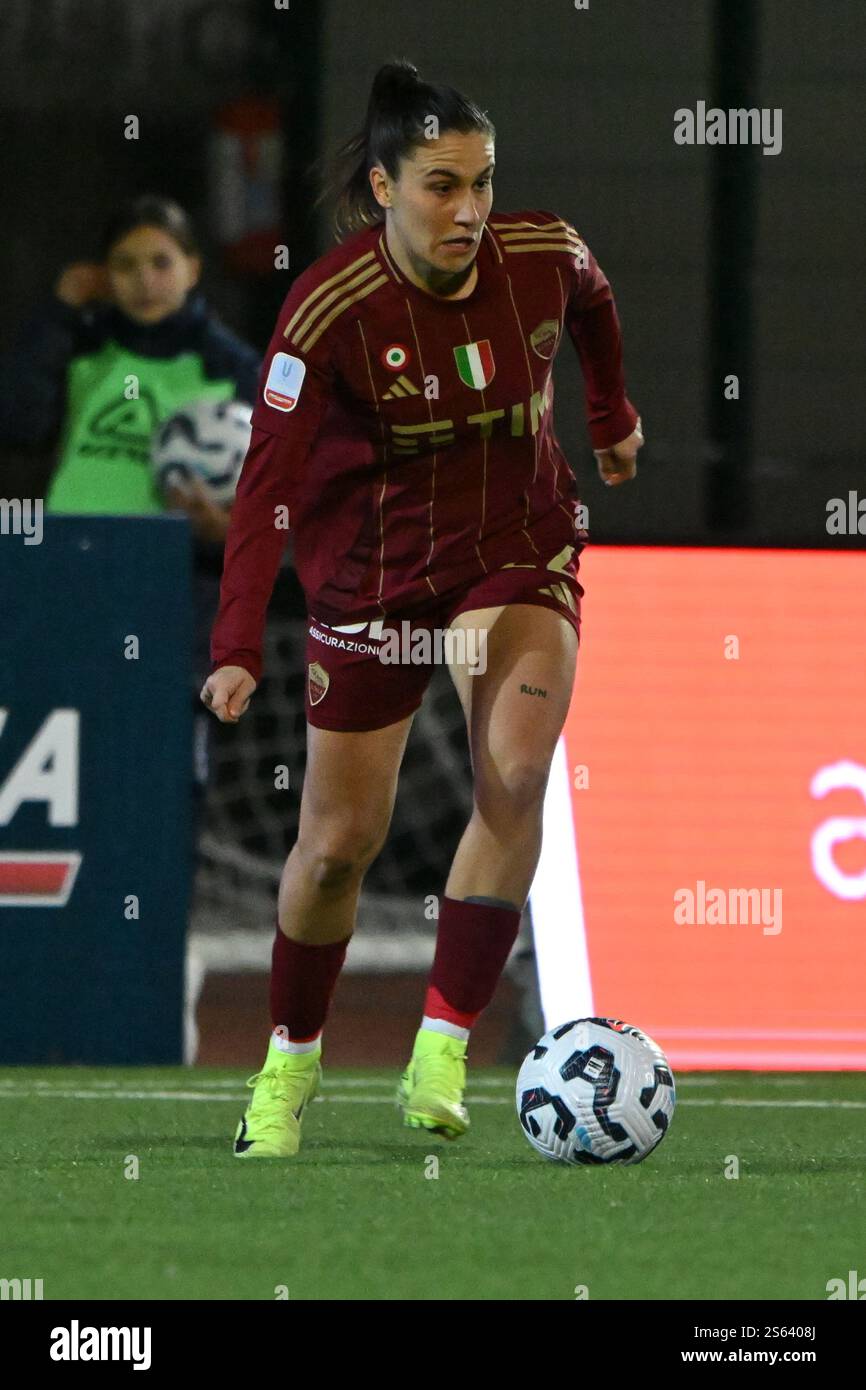 Naples, Italy. 15th Jan, 2025. Marta Pandini of AS Roma in action ...