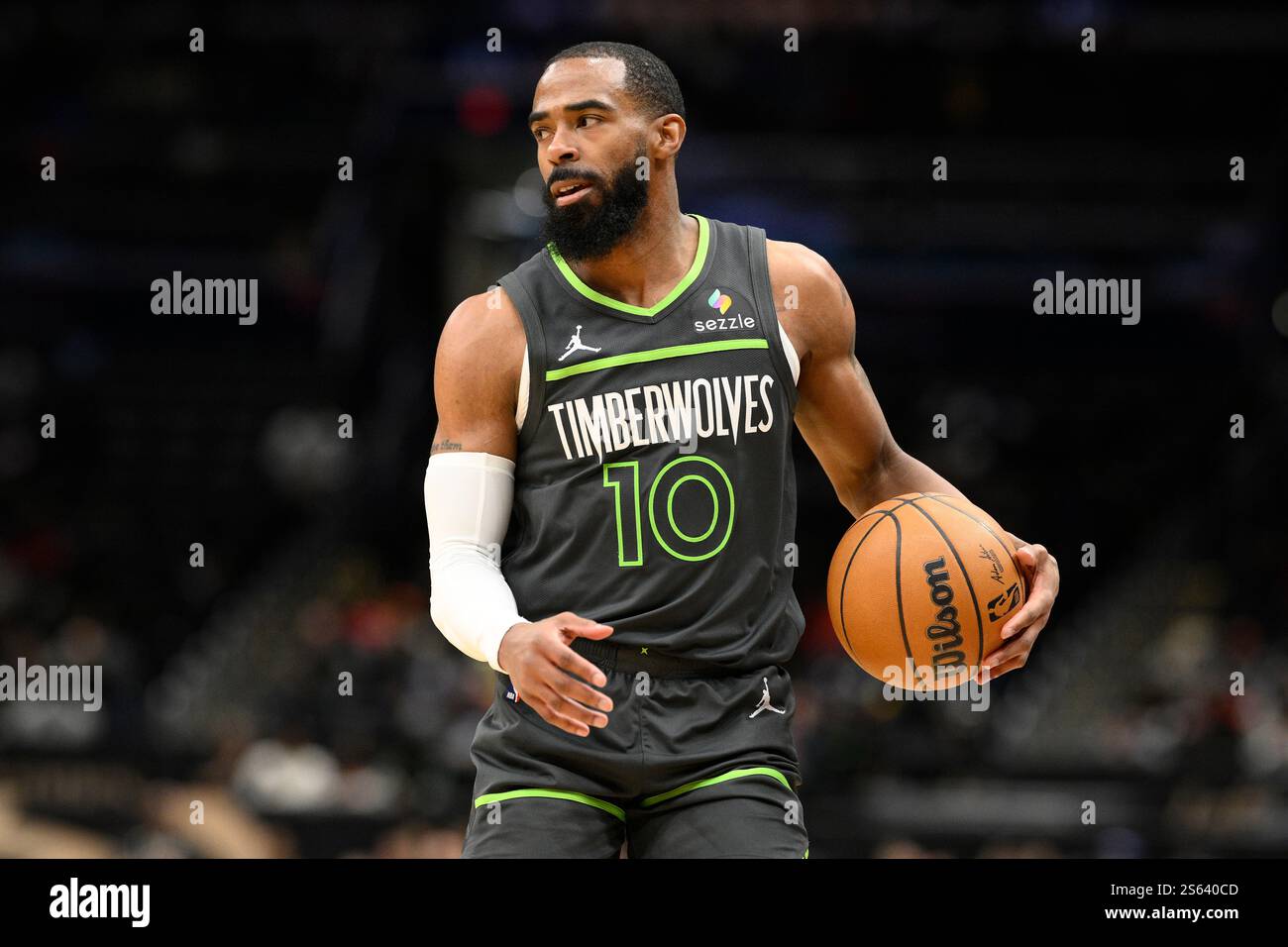 Minnesota Timberwolves guard Mike Conley (10) in action during the ...