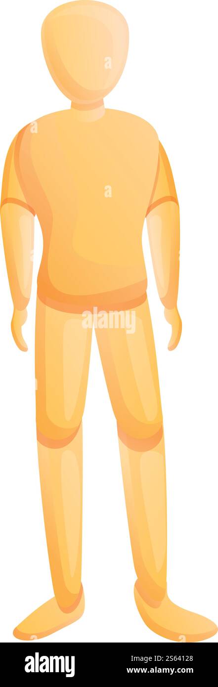 Business mannequin icon. Cartoon of business mannequin vector icon for ...