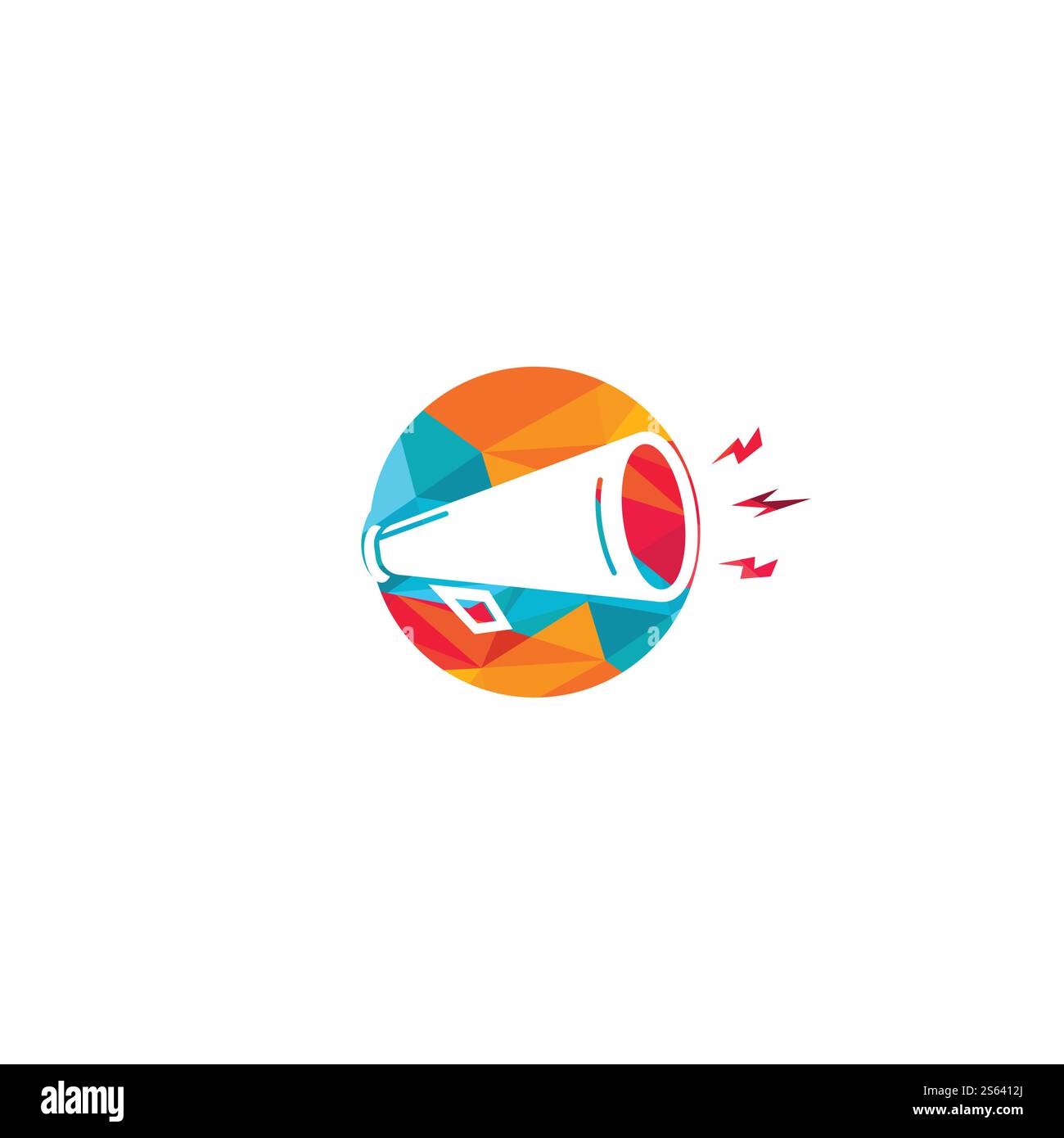 Megaphone vector logo design. Creative symbol concept for marketing ...